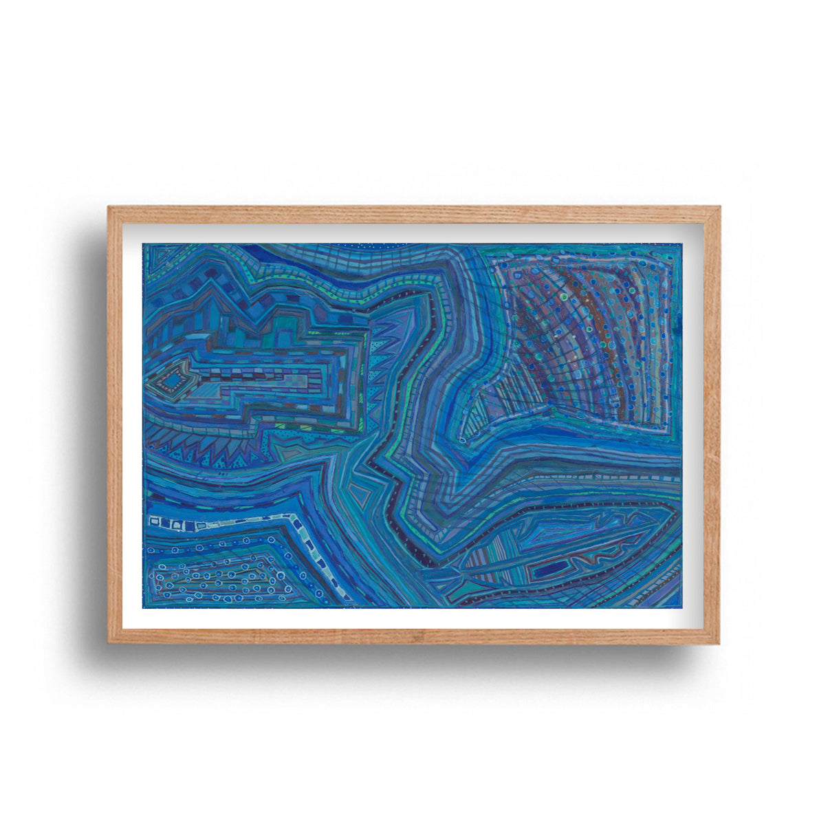 Byron Boehm - Azure Maze – Mitch Revs Gallery
