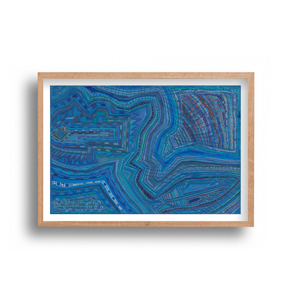 Byron Bohem - Azure Maze – Mitch Revs Gallery