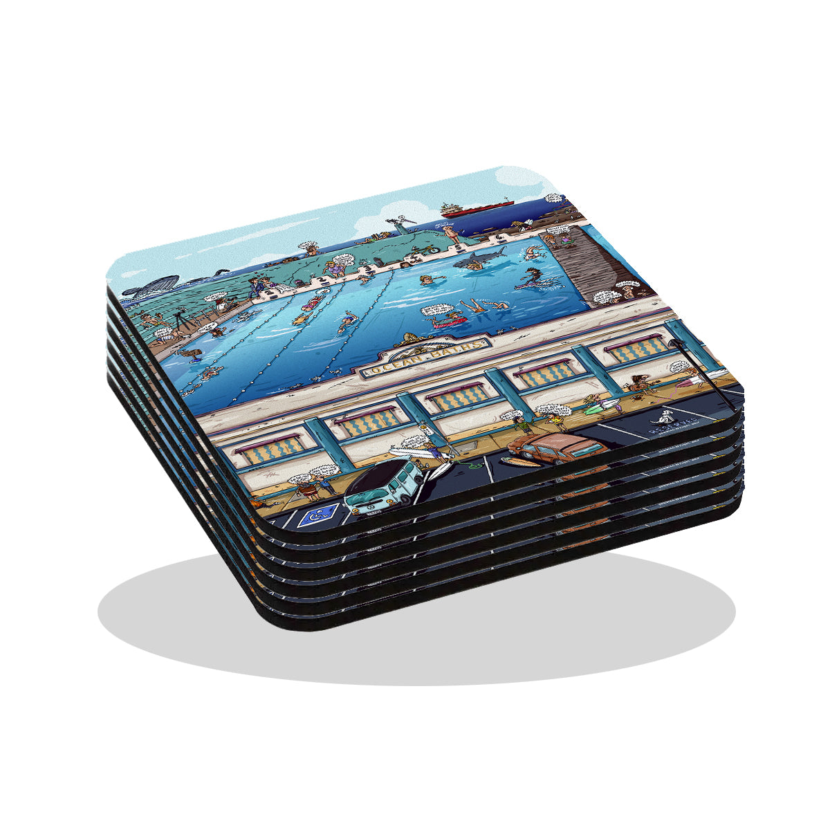 Newcastle Baths Coaster – Mitch Revs Gallery