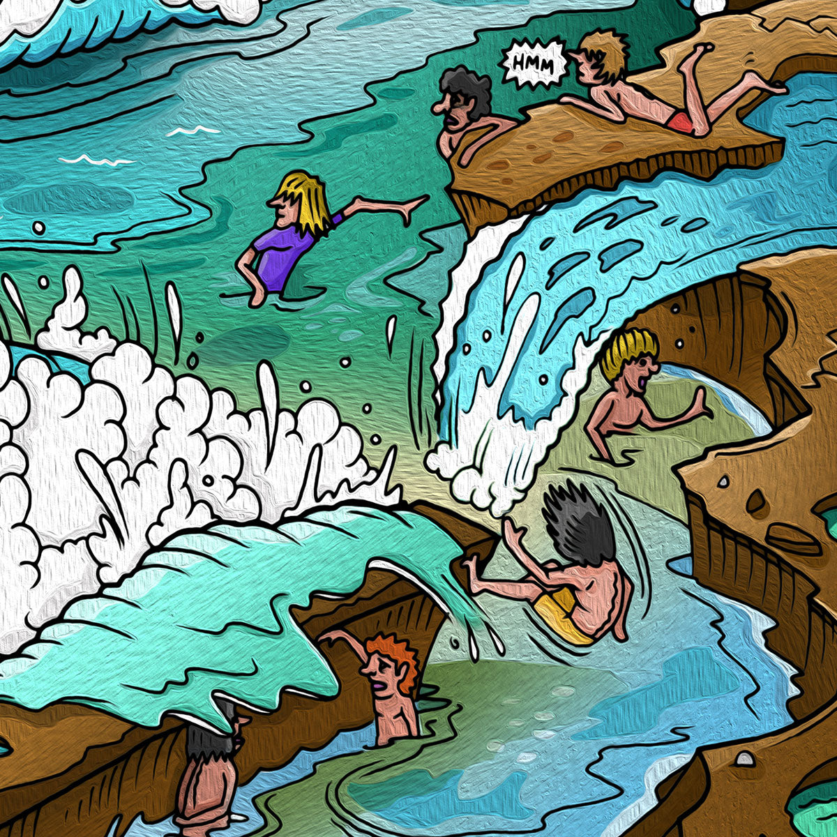 Off The Rocks - Merewether – Mitch Revs Gallery