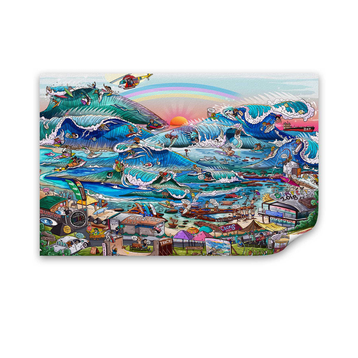 Super Surfest Wall Decal – Mitch Revs Gallery